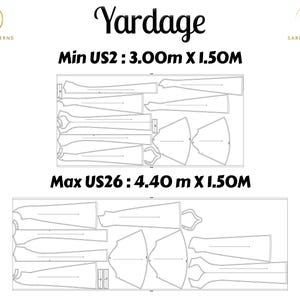 PDF Digital Sewing Pattern Maja Dress | A-line Dress Pattern | Maxi ...