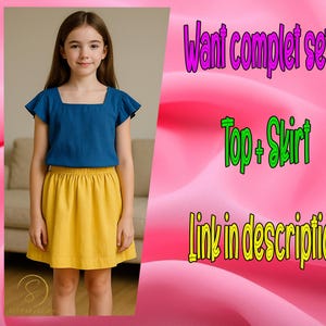 PDF Digital Sewing Pattern Alaina Skirt | Kid Skirt Pattern | Pattern for Kids | Gathered Skirt ...