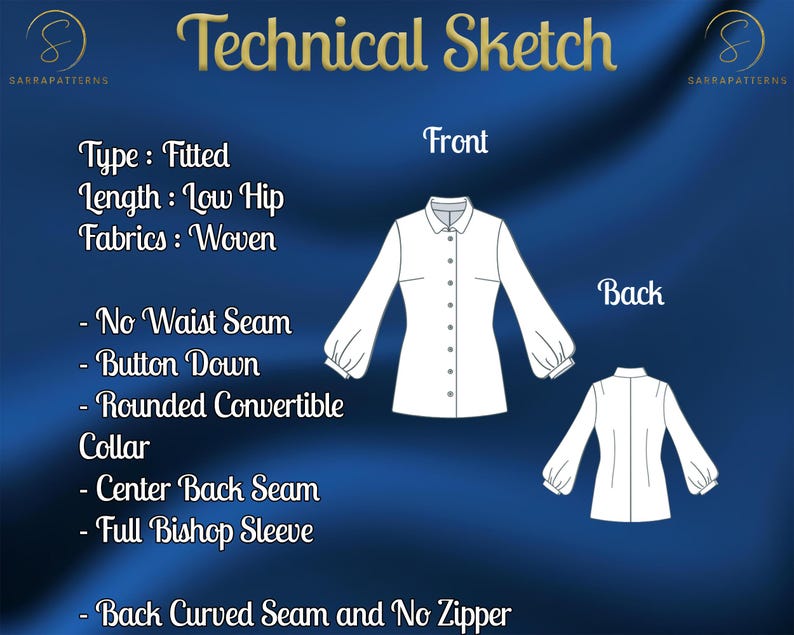 PDF Digital Sewing Pattern Garance Set | Medieval Set Pattern | Maxi ...