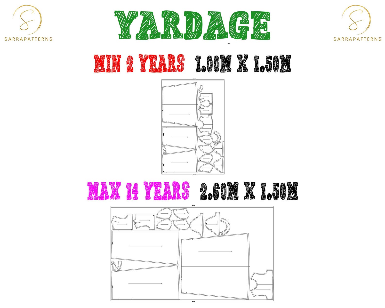 PDF Digital Sewing Pattern for Amari Dress | Kids Dress Pattern ...