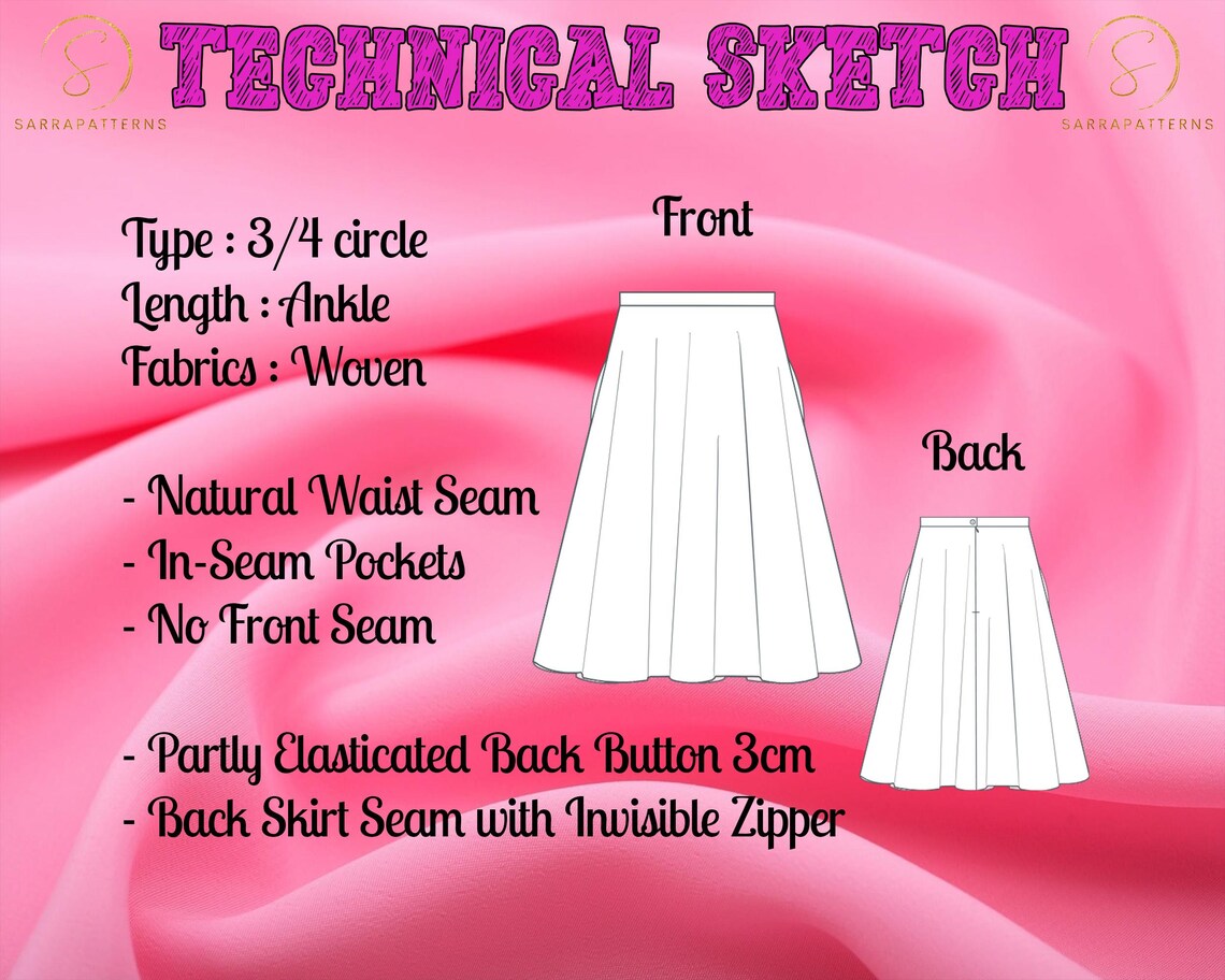 PDF Digital Sewing Pattern Raya Set | Kids Dress Pattern | Pattern for ...