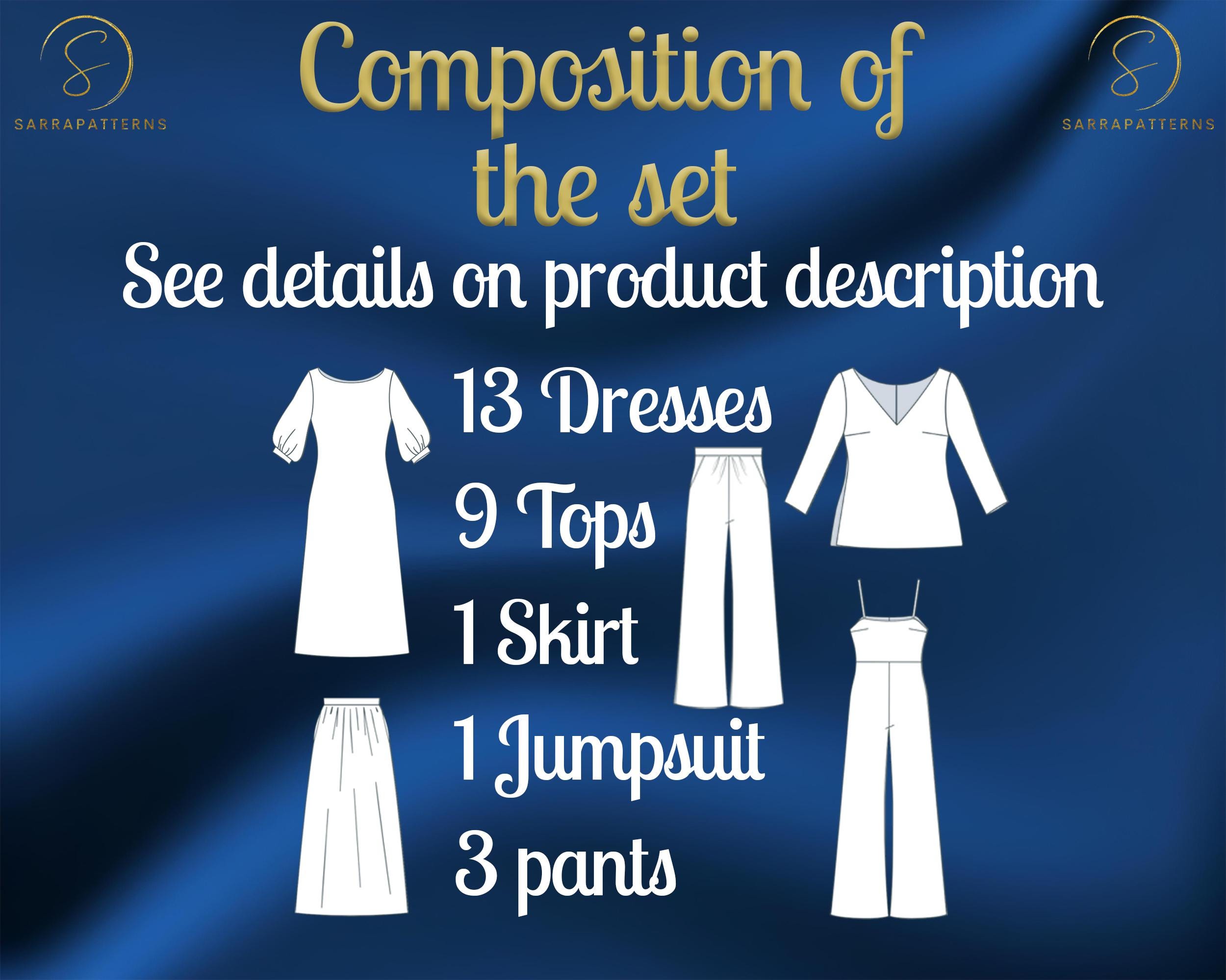 Linen 27 Patterns Bundle | Linen Dress Pattern | Linen Pant Pattern ...