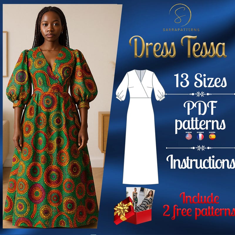 Botswana Jeremane Modern Leteisi Dress Patterns - Etsy Canada