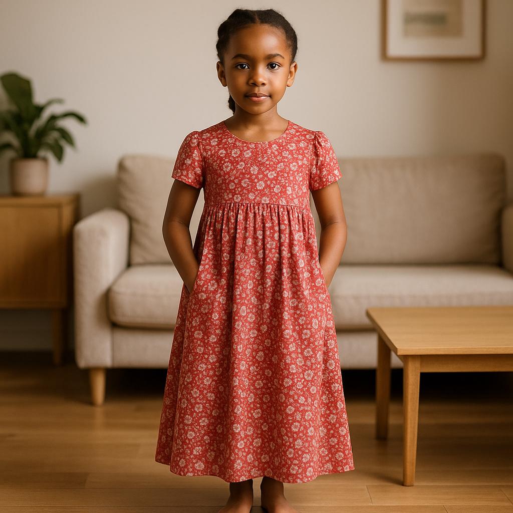 PDF Digital Sewing Pattern for Amari Dress | Kids Dress Pattern ...