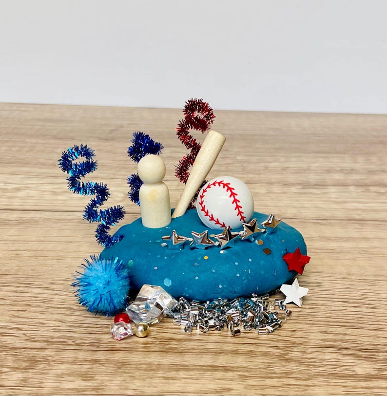 TOP SELLER Baseball Play Dough Jar Party Favor CUSTOM Baseball Gift ...