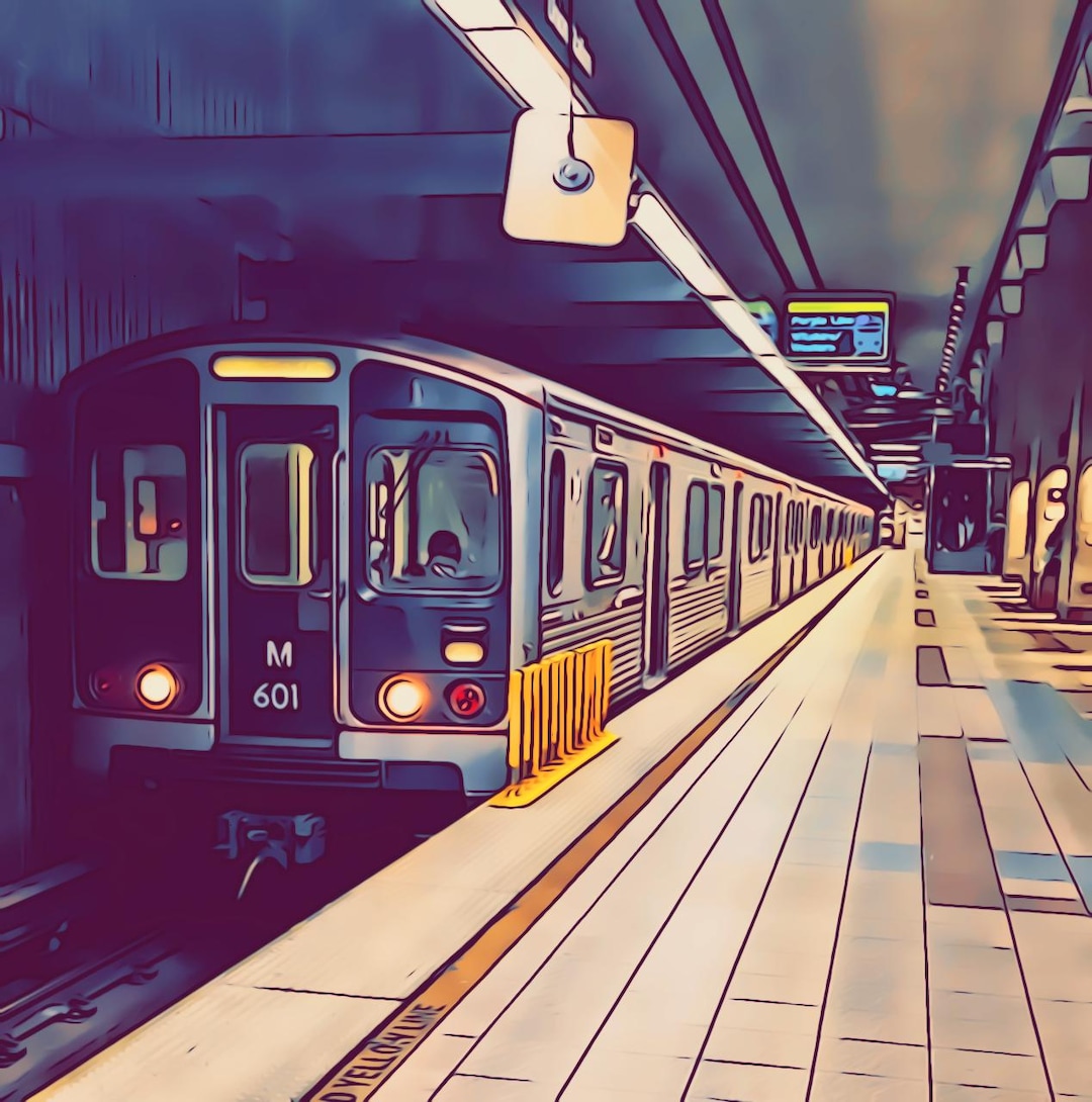 LA Metro Digital Art Print, Subways, Trains, Buses, Light Rail, Subway ...
