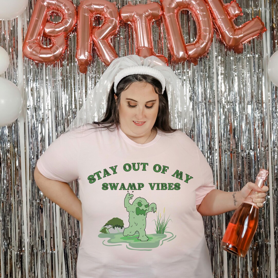 Swamp Life Aesthetic Tee, Funny Cartoon Ogre Shirt, Stay Out of My ...