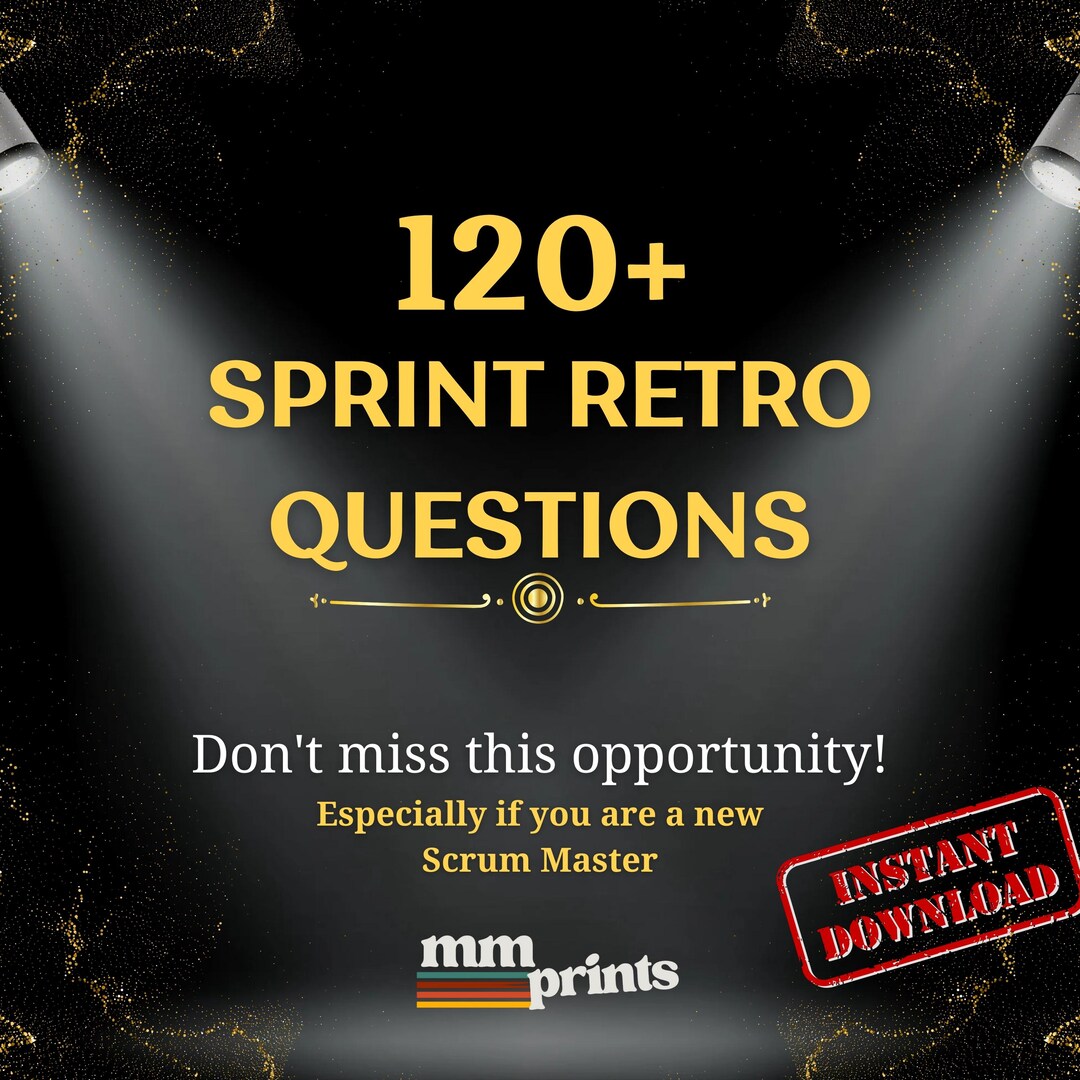 120+ Sprint Retro Questions: Agile Scrum Template (digital Download) - Etsy