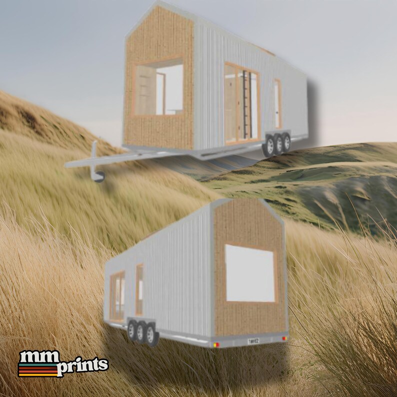 Tiny House | Build Your Own Tiny House | Loft - Creative - Natural Tiny House Plan - Etsy