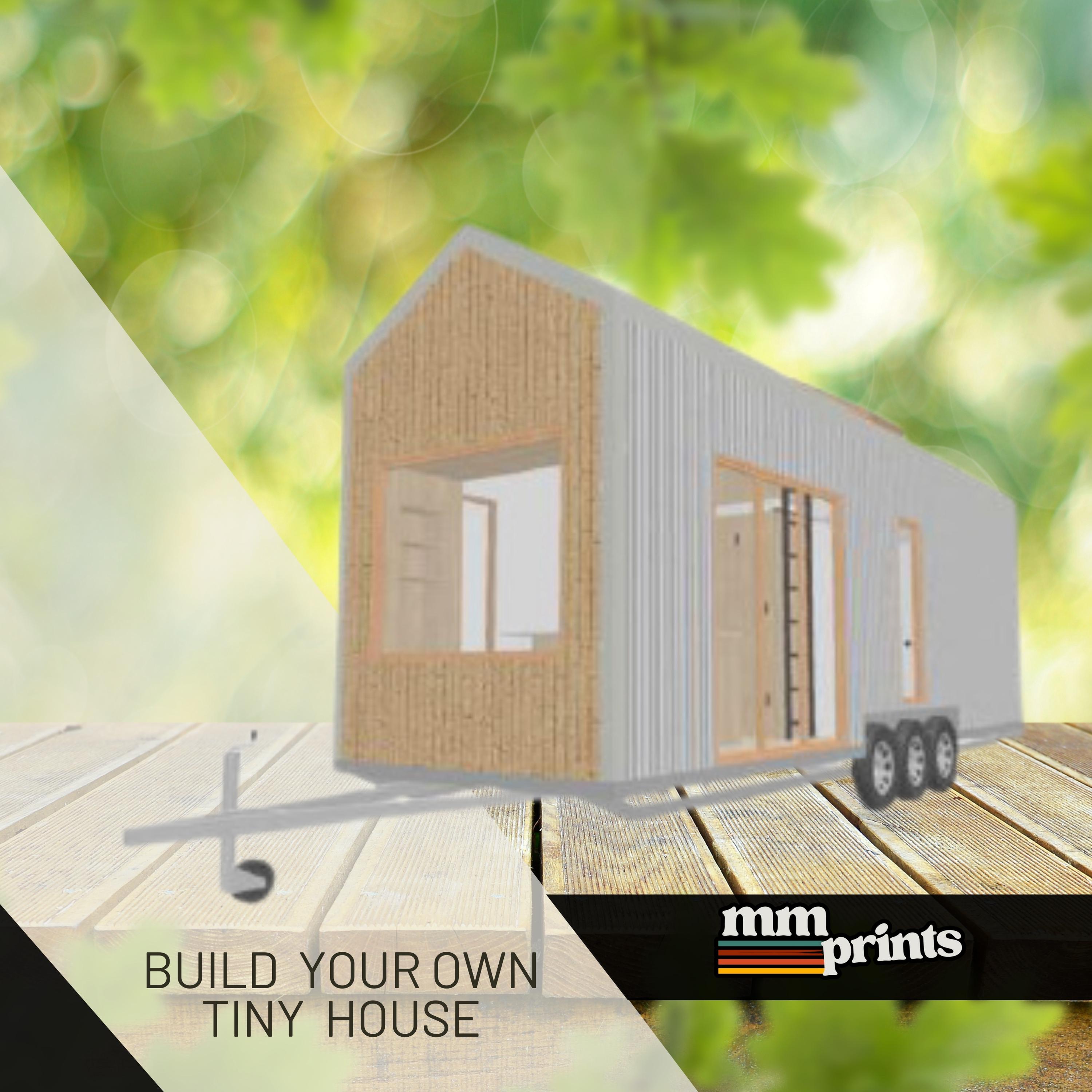 Tiny House | Build Your Own Tiny House | Loft - Creative - Natural Tiny House Plan - Etsy