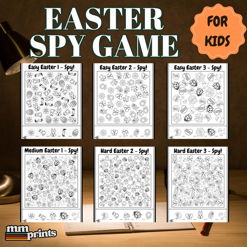 Easter I Spy Game: 9 Printable Spring Activities (PDF) | Activity ...