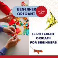 Real Flying Creatures Origami Guide | Digital Printable PDF | Fun Paper ...