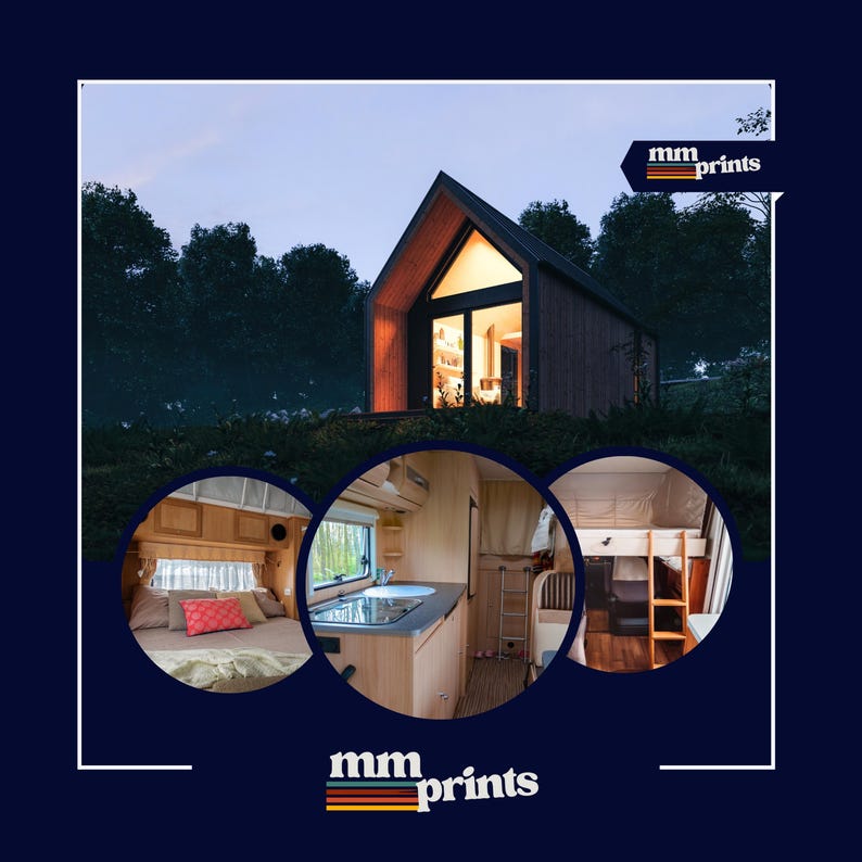 Tiny House | Build Your Own Tiny House | Loft - Creative - Natural Tiny House Plan - Etsy