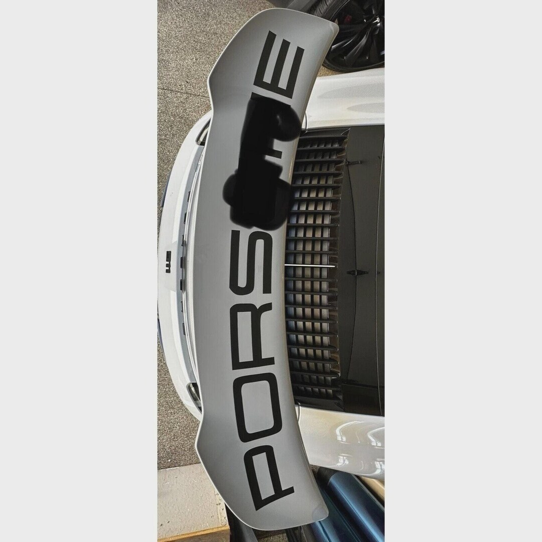 Custom Aero Spoiler Wing Decal for Porsche 911 2020-2025 992 - Etsy