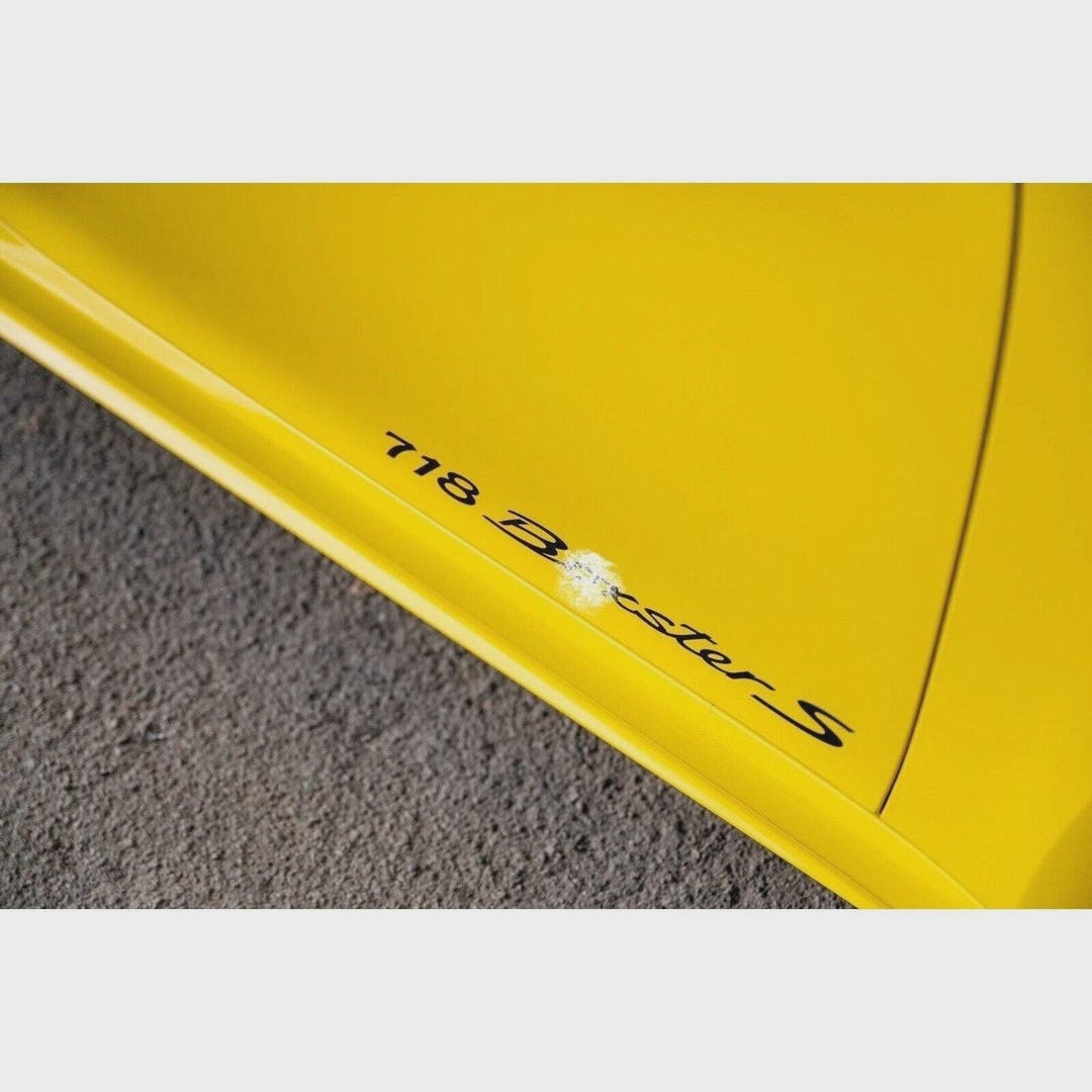Custom 718 Boxster S Side Door Decals Set for Porsche Boxster 2012-2024 ...