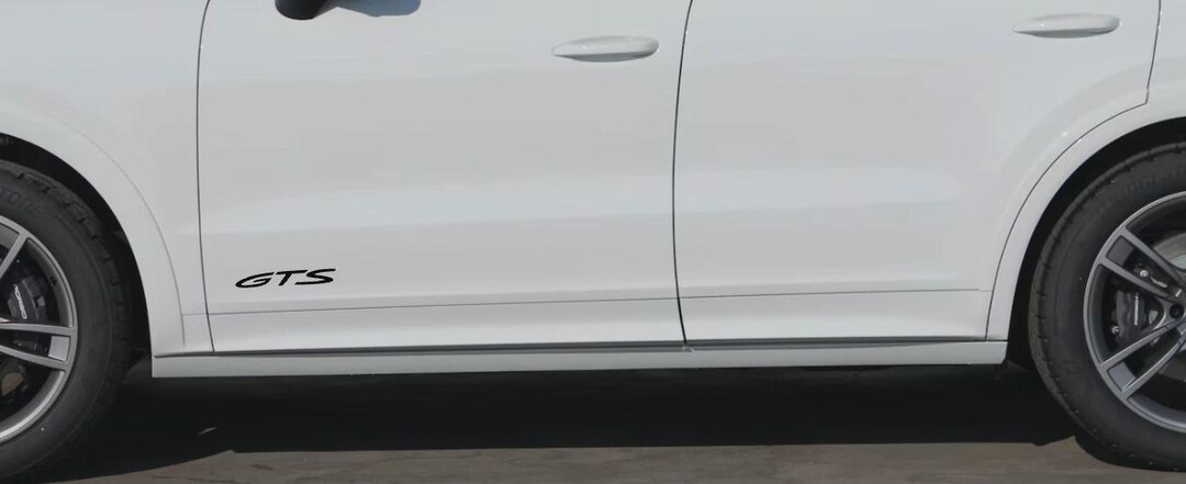 Custom 2025 Style GTS Side Door Decals Set Porsche Cayenne 2003-2025 ...