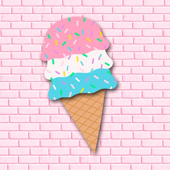 Ice Cream Cone Pattern Template Cone Template Birthday Board My Xxx