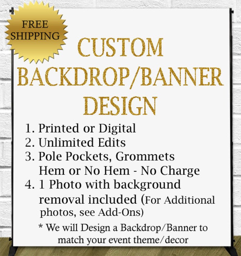 Custom Designed Backdrop Backdrop Printing Backdrop Design - Etsy