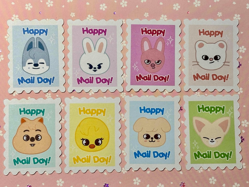 Stray Kids SKZOO Mail-day Stamps - Etsy