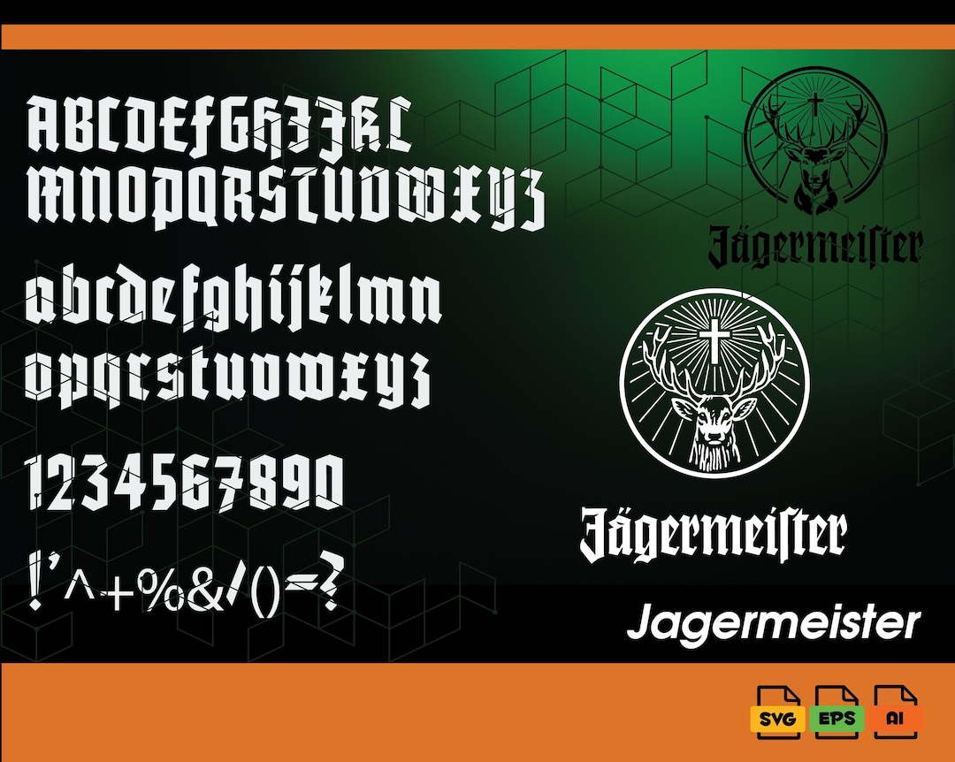 Jagermeister SVG Files - Etsy