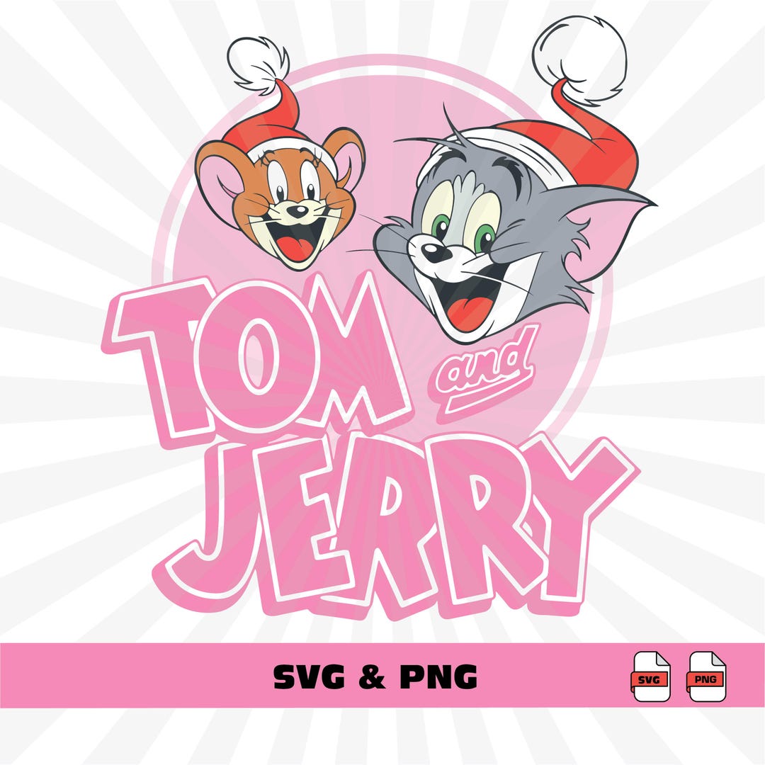 Tom and Jerry SVG and PNG Files - Etsy