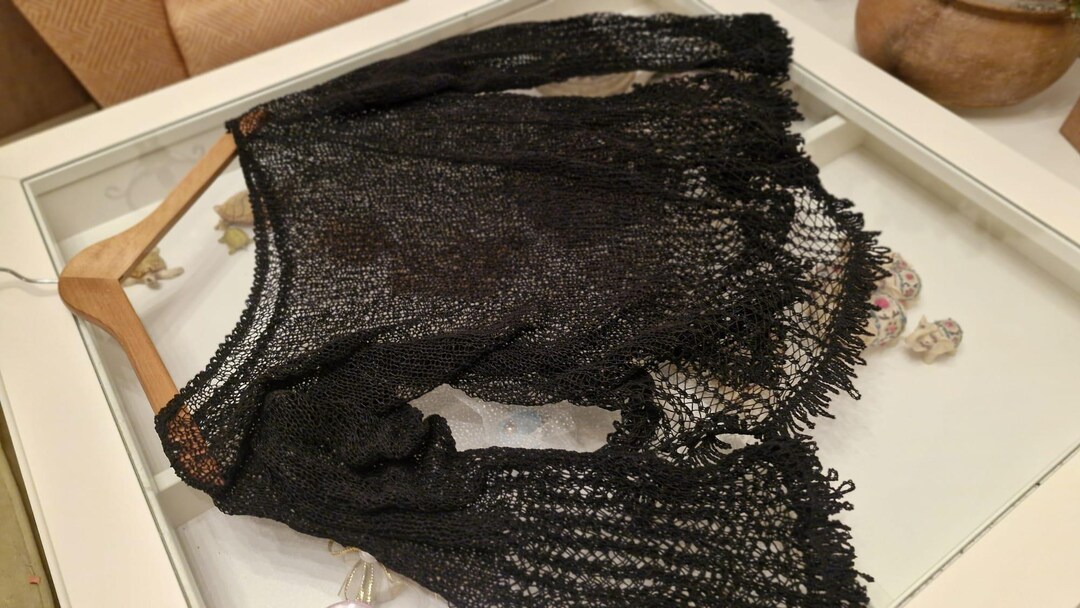 Beachwear Pareo Black Crochet Closet - Etsy