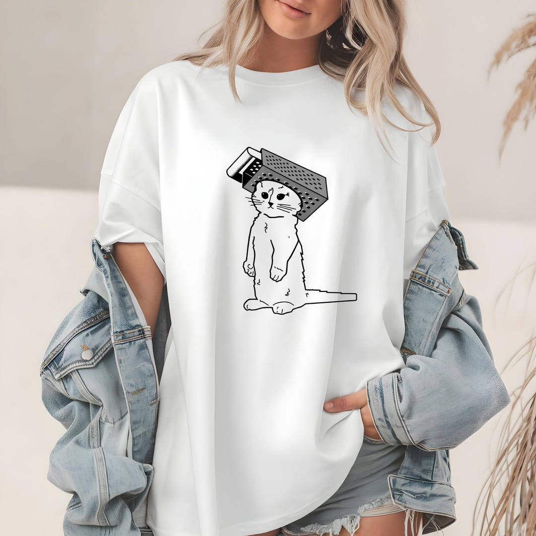 Cheese Grater Gary Cat PNG Funny Cat Meme - Etsy