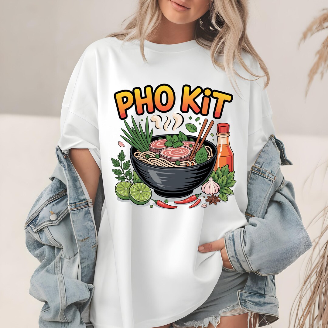 Funny Pho Kit Shirt: Vietnamese Noodle Tee - Asian Foodie Gift - Etsy