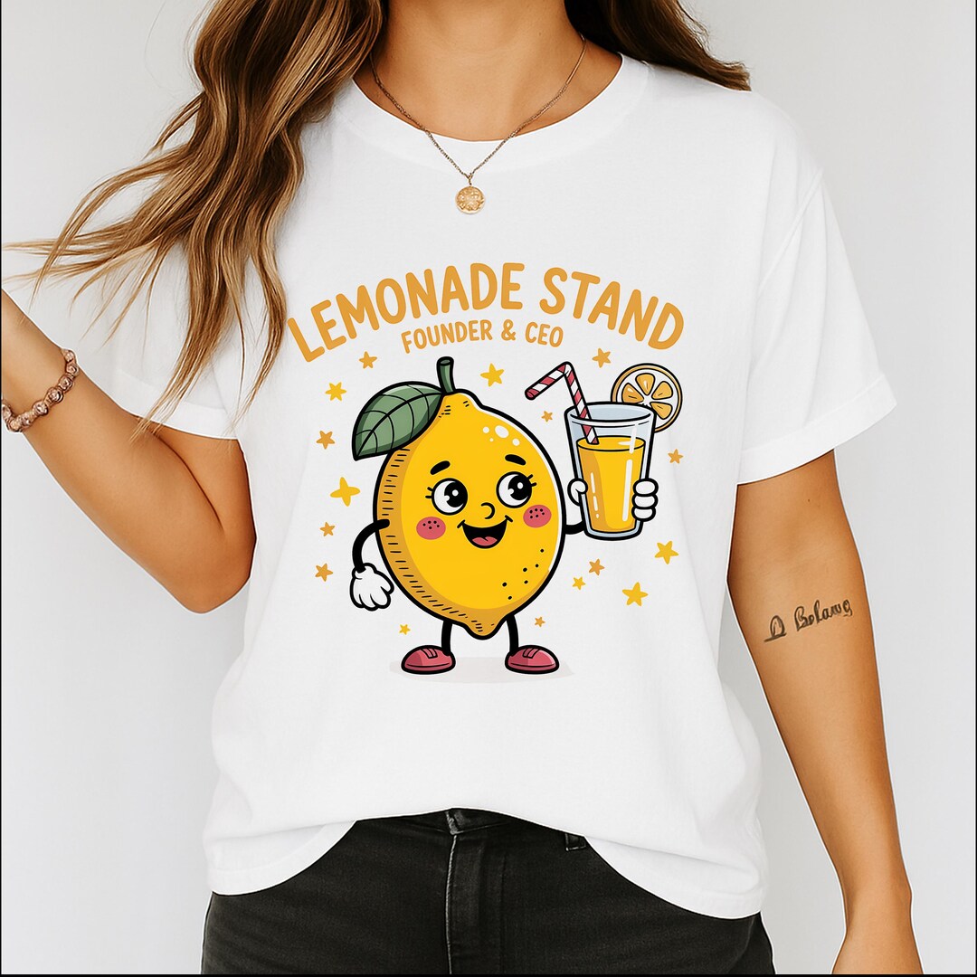 Lemonade Crew PNG – Summer Kids Activity Shirt Design, Lemonade Stand ...