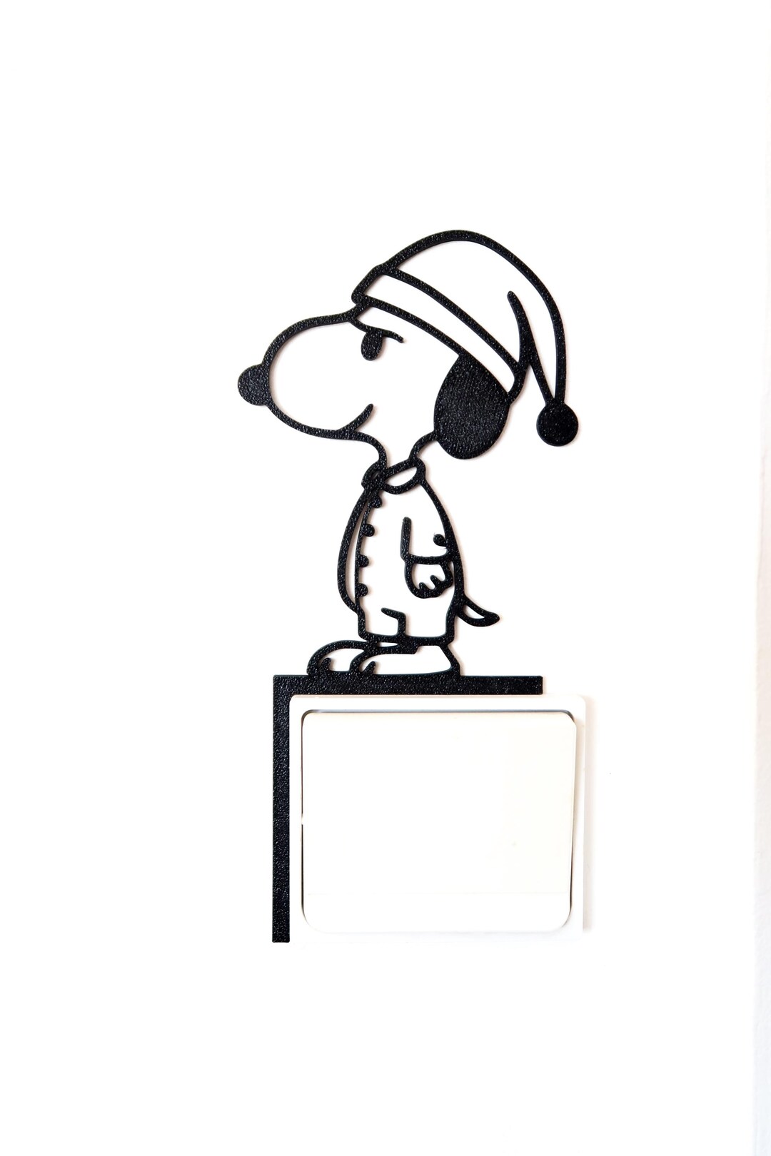 Snoopy "light Switch Corner" Figurine, Wall Decor, Minimalist Art ...