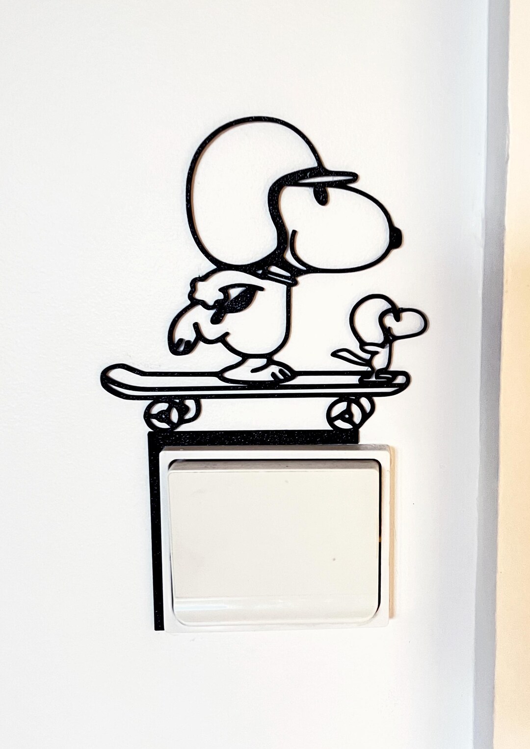 Snoopy and Woodstock Light Switch Corner Decoration – 3D Printed ...