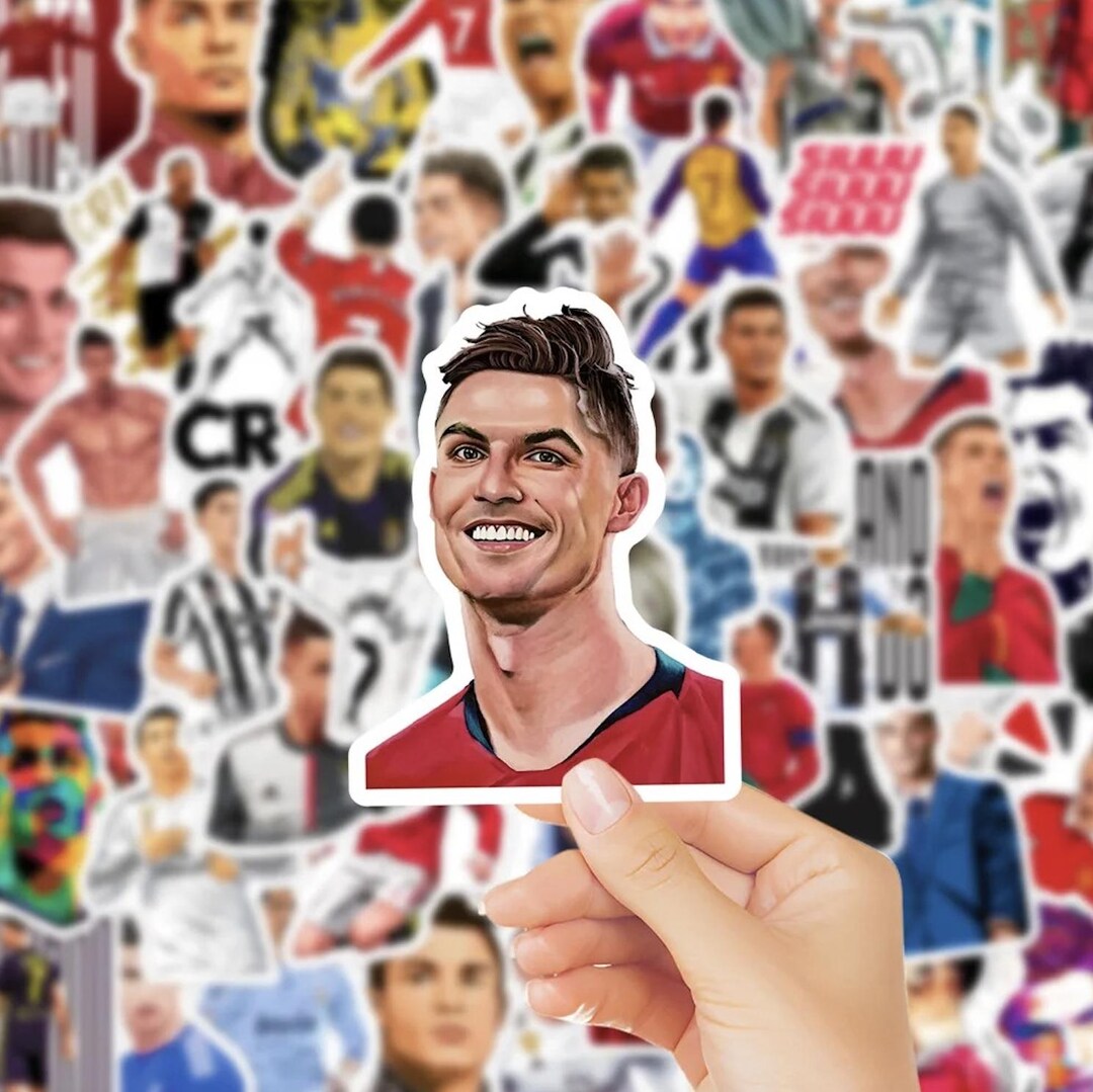 Cristiano Ronaldo Stickers 50pcs La Liga Portugal Champions Assorted ...