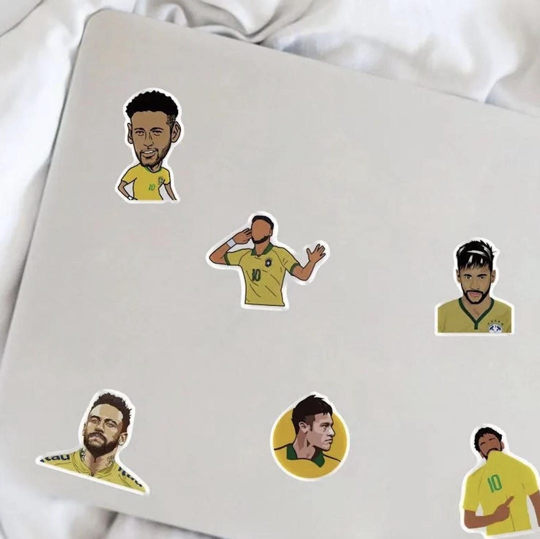Neymar Jr Stickers 50pcs La Liga Brazil Champions League Stickers ...