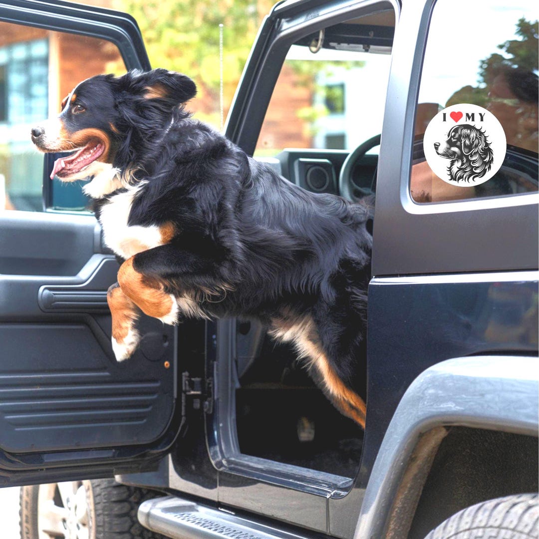 Custom Dog Breed Decal: Weatherproof Vinyl Pet Applique - Etsy