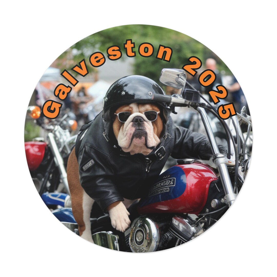 Customizable Bike Rally Vinyl Waterproof Stickers Decal Personalized ...