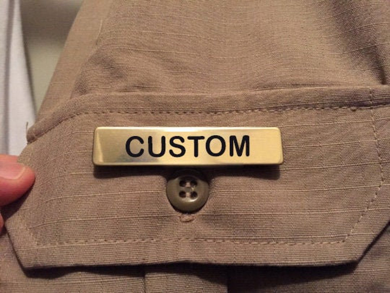 Customized Police Sheriff Name Badge - Cosplay Halloween Costume Custom ...