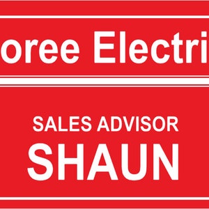 Shaun of the Dead Foree Electric Name Badge for Cosplay, Halloween ...