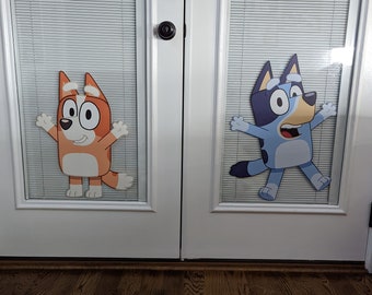 Bluey Window Clings - Etsy
