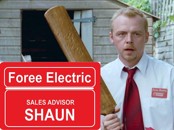 Shaun Of The Dead Name Tag