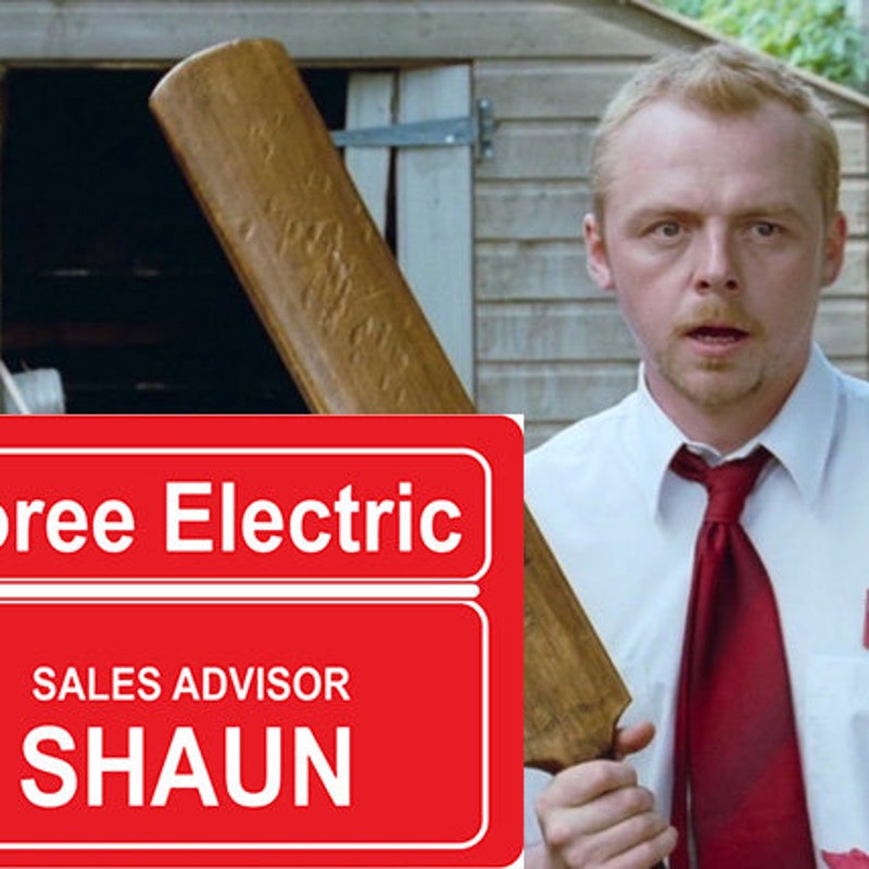 Shaun of the Dead Name Tag - Etsy UK