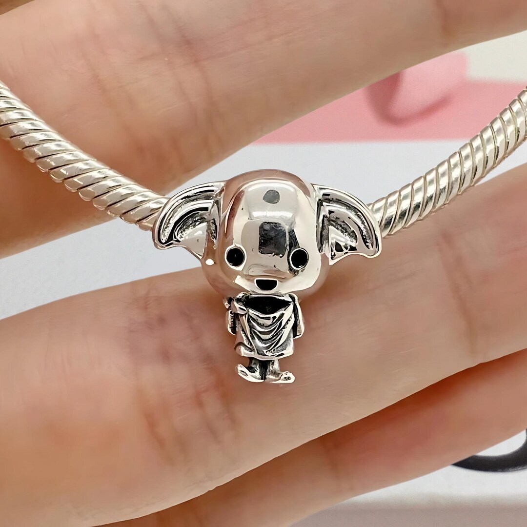 Dobby the House Elf Charm, 925 Sterling Silver, Charm for Bracelet ...