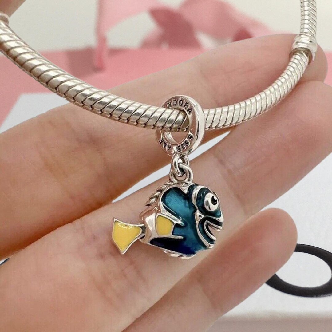 Pixar Dory Dangle Charm, 925 Sterling Silver, Charm for Bracelet, Gift ...