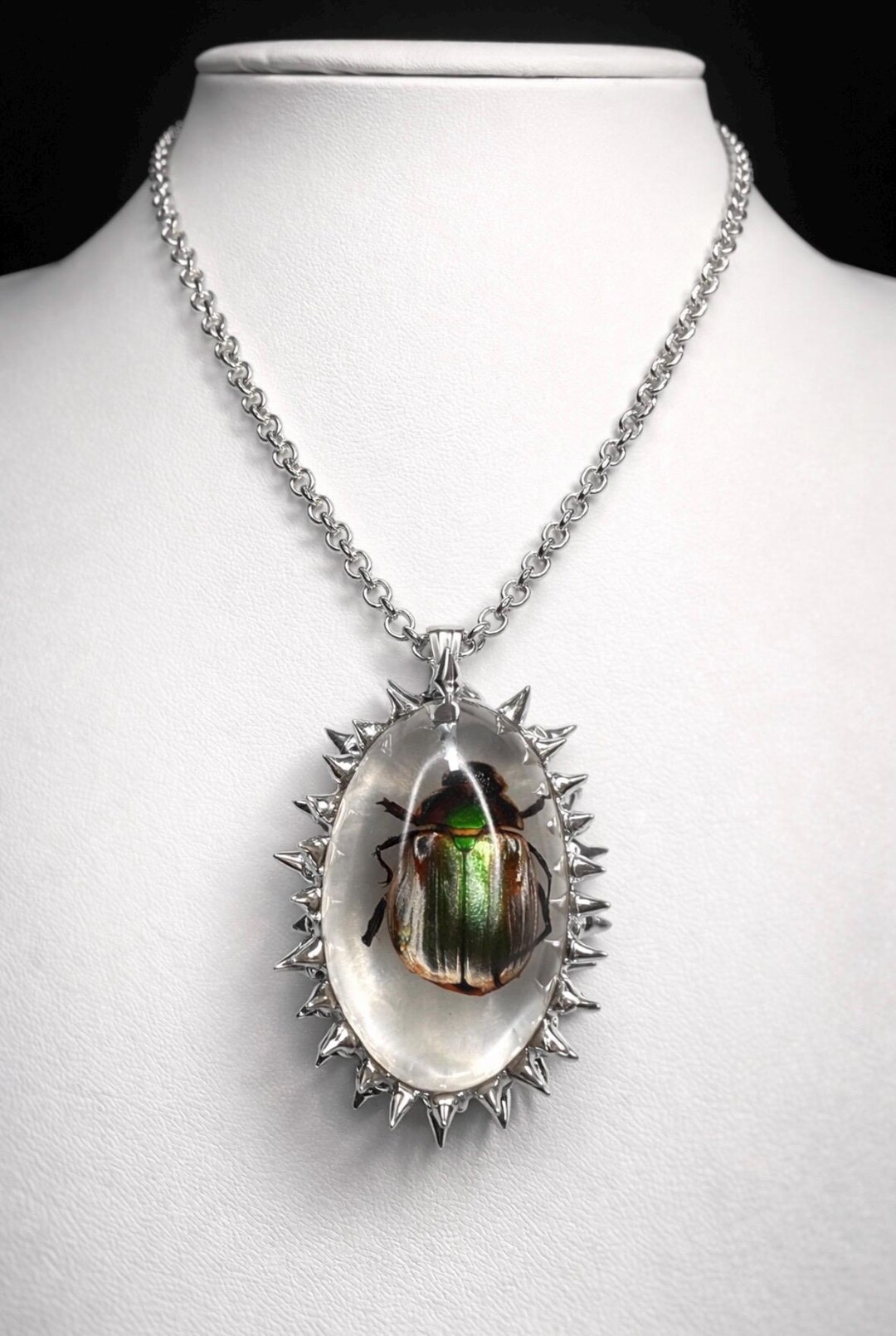Soldered Bug Scarab Beetle Real Insect Pendant - Etsy