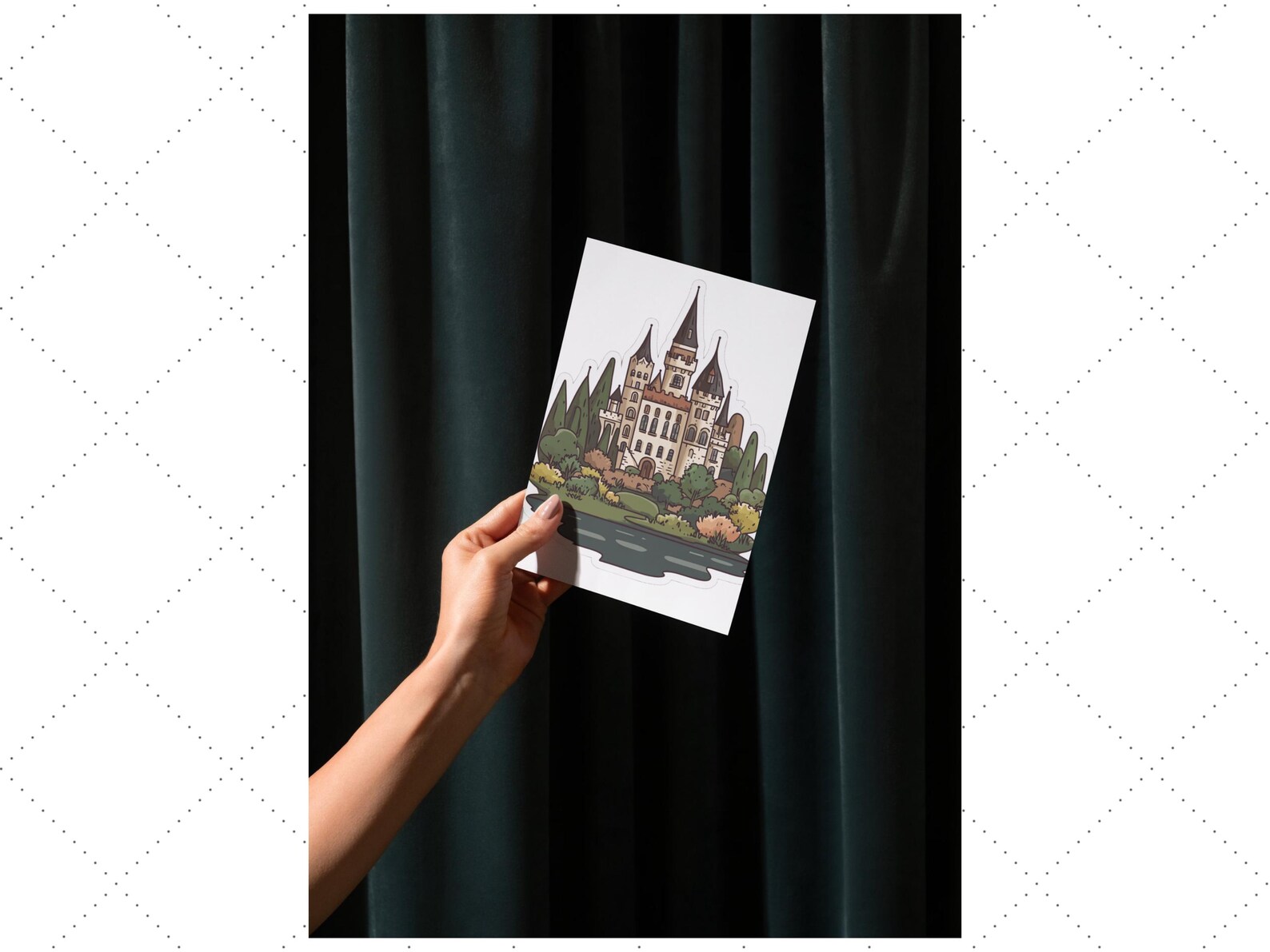 Castle Stickers Clipart Bundle – 110 Pngs of Gothic, Fantasy, Medieval ...