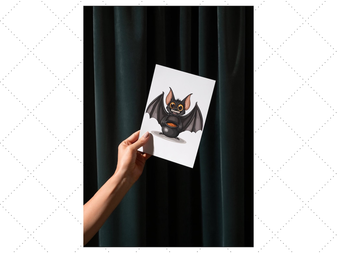 Halloween Bats Watercolor Clipart Bundle – Spooky Bats, Gothic ...