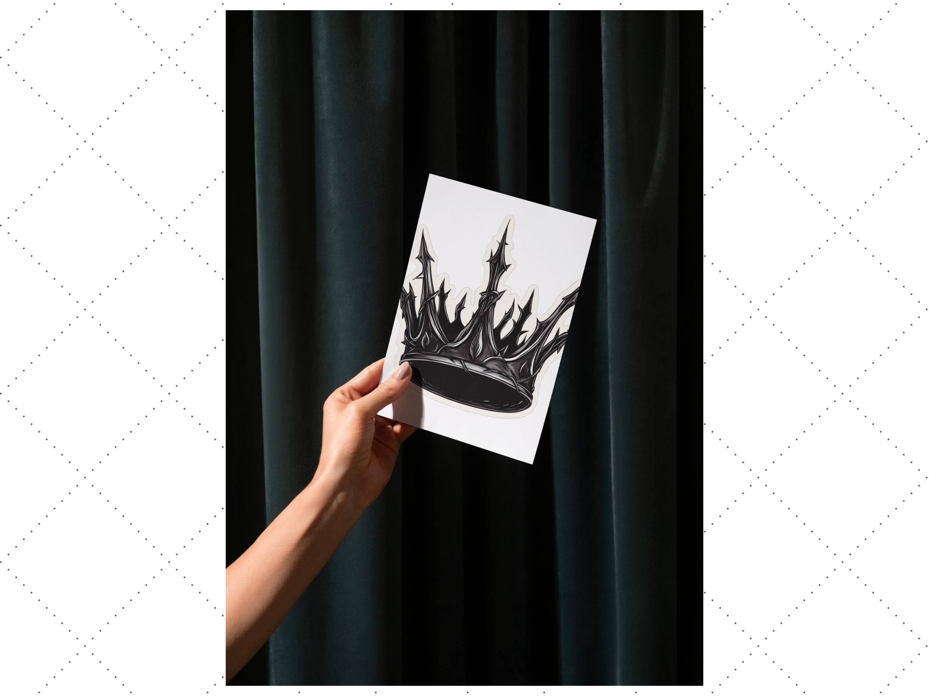 Crown Stickers Clipart Bundle – 104 Pngs of Gothic, Royal and Fantasy ...