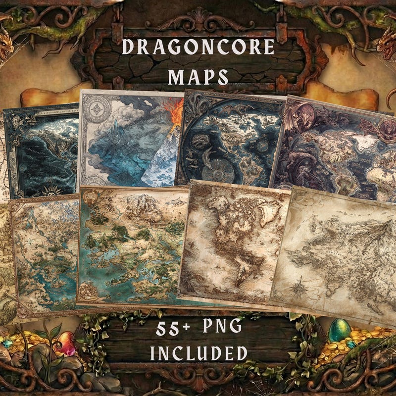 Fantasy Map Stencils - Etsy