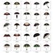 Gothic Umbrella Sticker Clipart Bundle – 75 PNG Images (digital ...