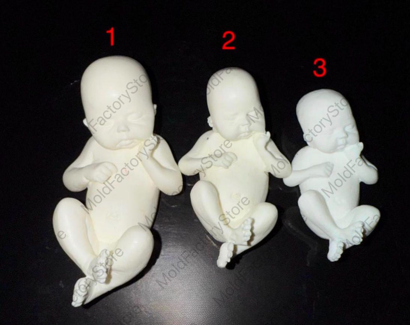 3D Baby Mold,silicon Mold, Polymer Clay Mold, Resin, Candle, the ...