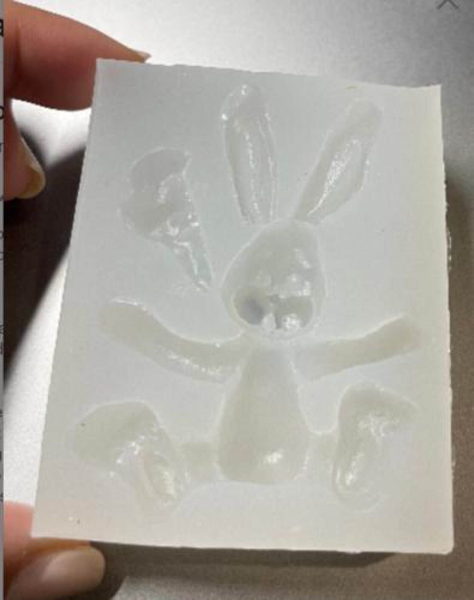 3D RABBIT Easter Bunny Silicone Mould Fondant Cake Molds Cupcake Tools ...